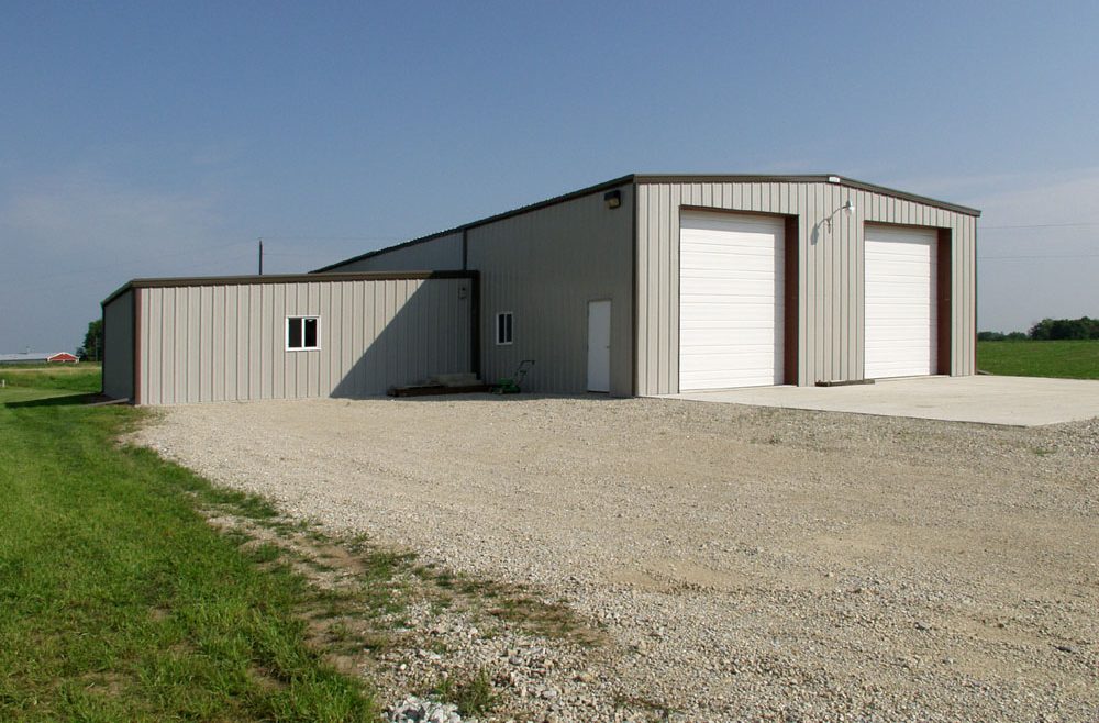 Steel Storage Building with Leanto | Steel Buildings | Allied Steel ...