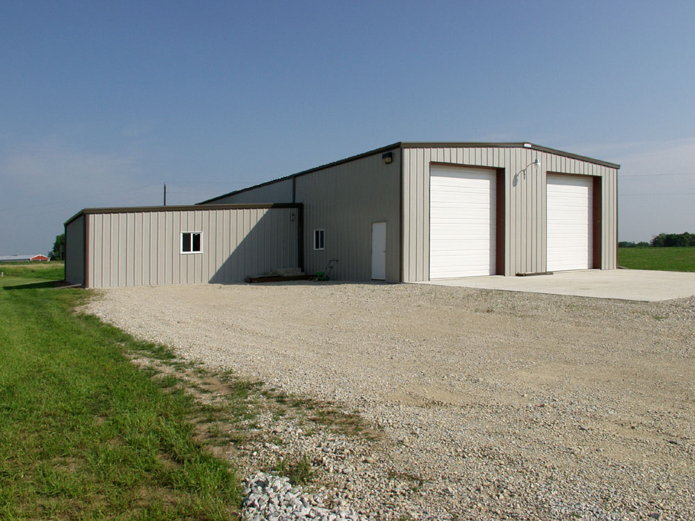 Steel Storage Building with Leanto | Steel Buildings | Allied Steel ...