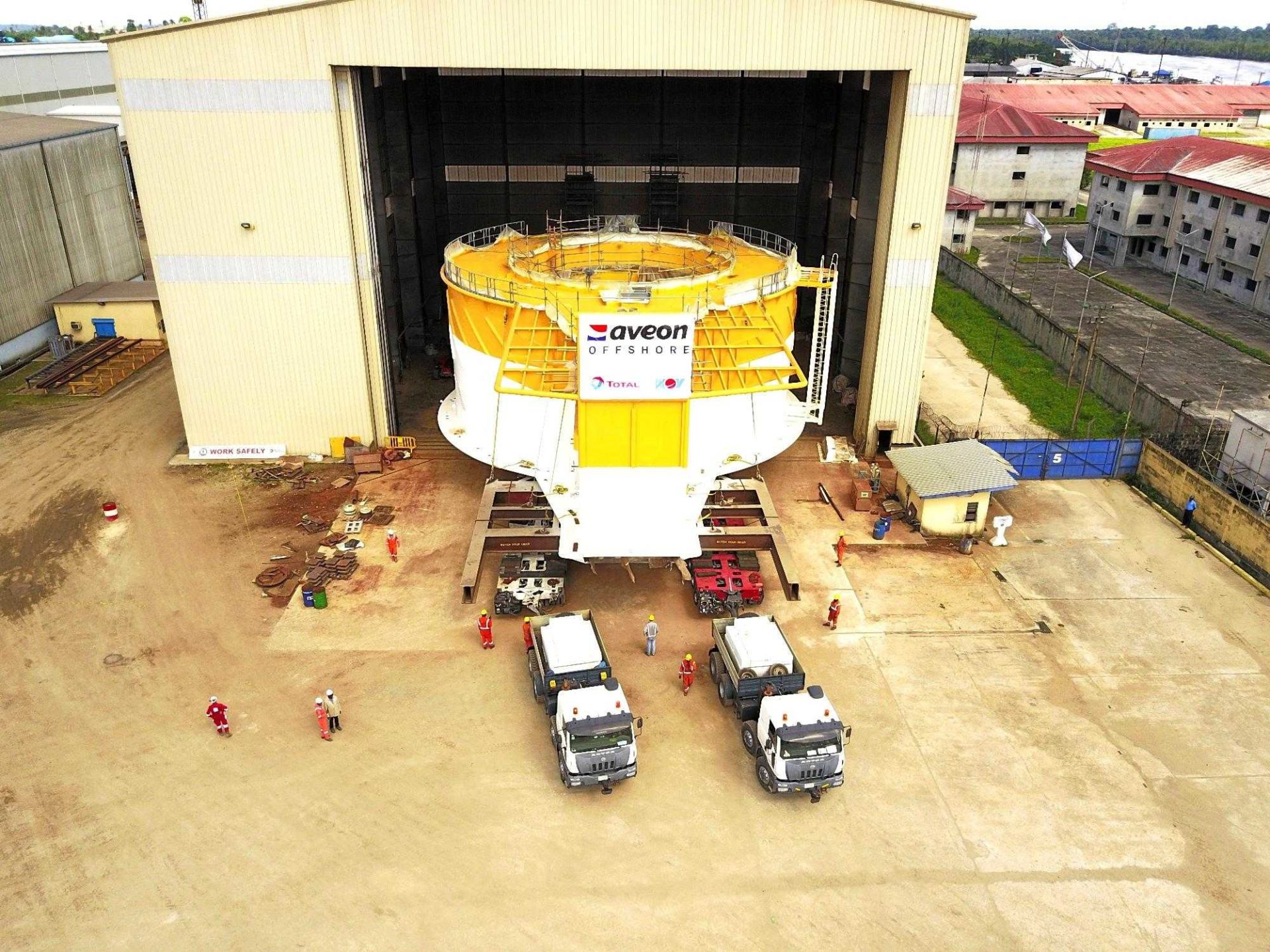 Aveon Offshore Big Blast Building | Steel Buildings | Allied Steel ...