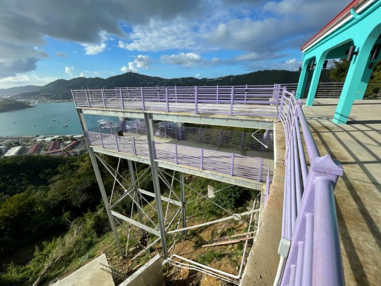 St. Thomas Skywalk Steel Structure | Steel Buildings | Allied Steel ...