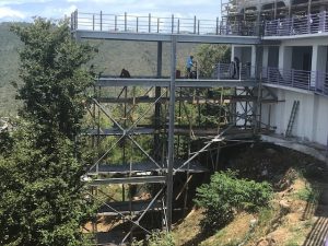 St. Thomas Skywalk Steel Structure | Steel Buildings | Allied Steel ...